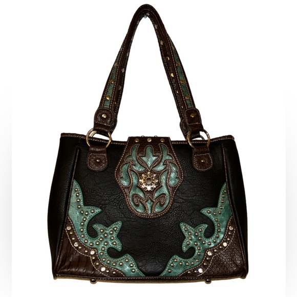 P&G Collection | Bags | Vintage Western Styled Studded Pg Embroidered ...